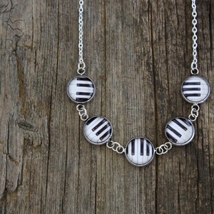 Piano Necklace, Piano Keyboard, Piano, Music Necklace, Piano Pendant ...