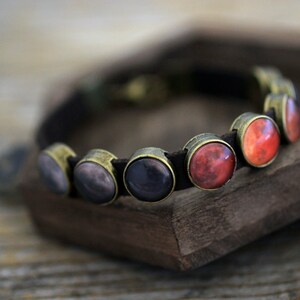 Moon Bracelet, Lunar Eclipse Bracelet, Moon Phases Bracelet, Moon ...