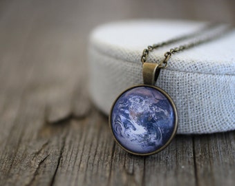 Planet Mars Necklace Mars Necklace Mars Mars Jewelry Mars | Etsy