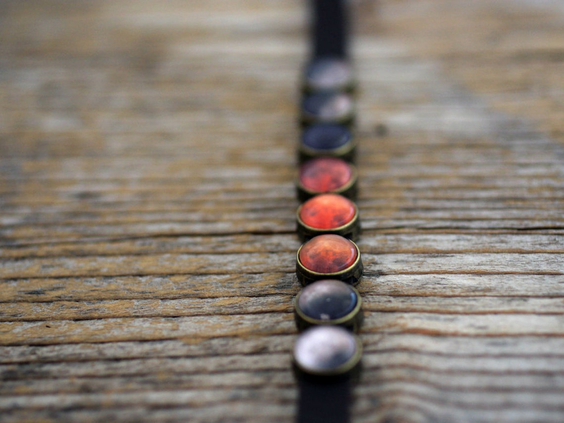 Moon Bracelet Lunar Eclipse Bracelet Moon Phases Bracelet | Etsy