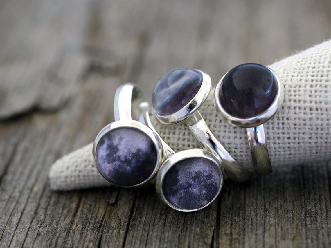 Birth Moon Birth Moon Ring Birthday Moon Birthmoon - Etsy