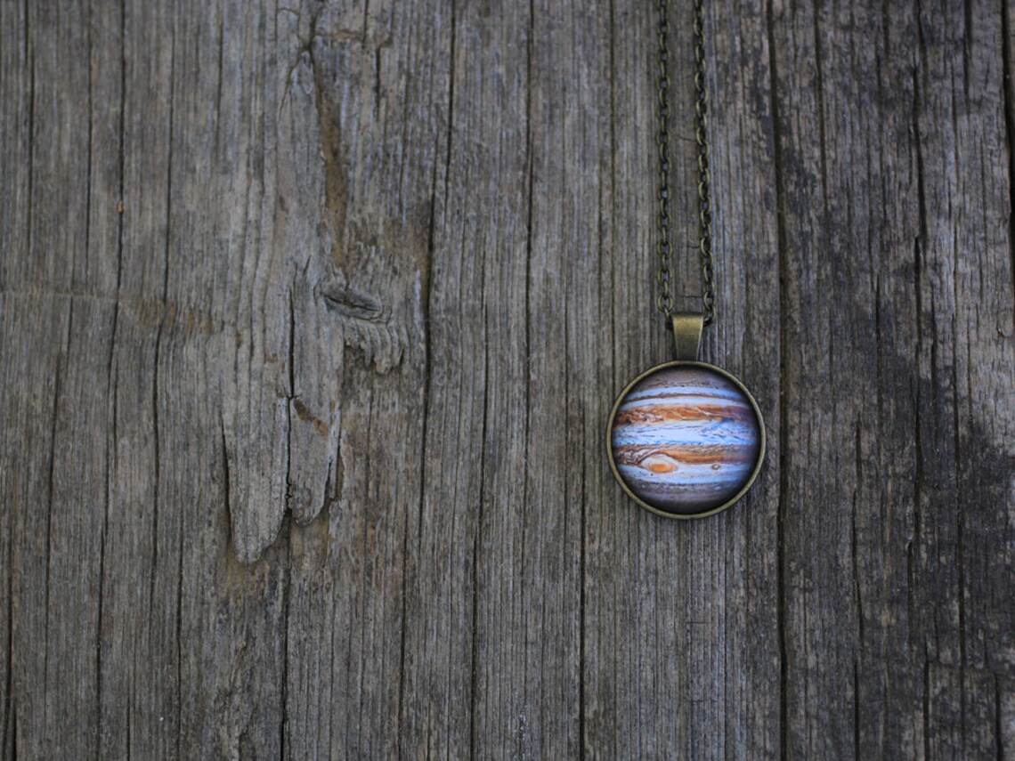 Planet Mars Necklace Mars Necklace Mars Mars Jewelry Mars - Etsy