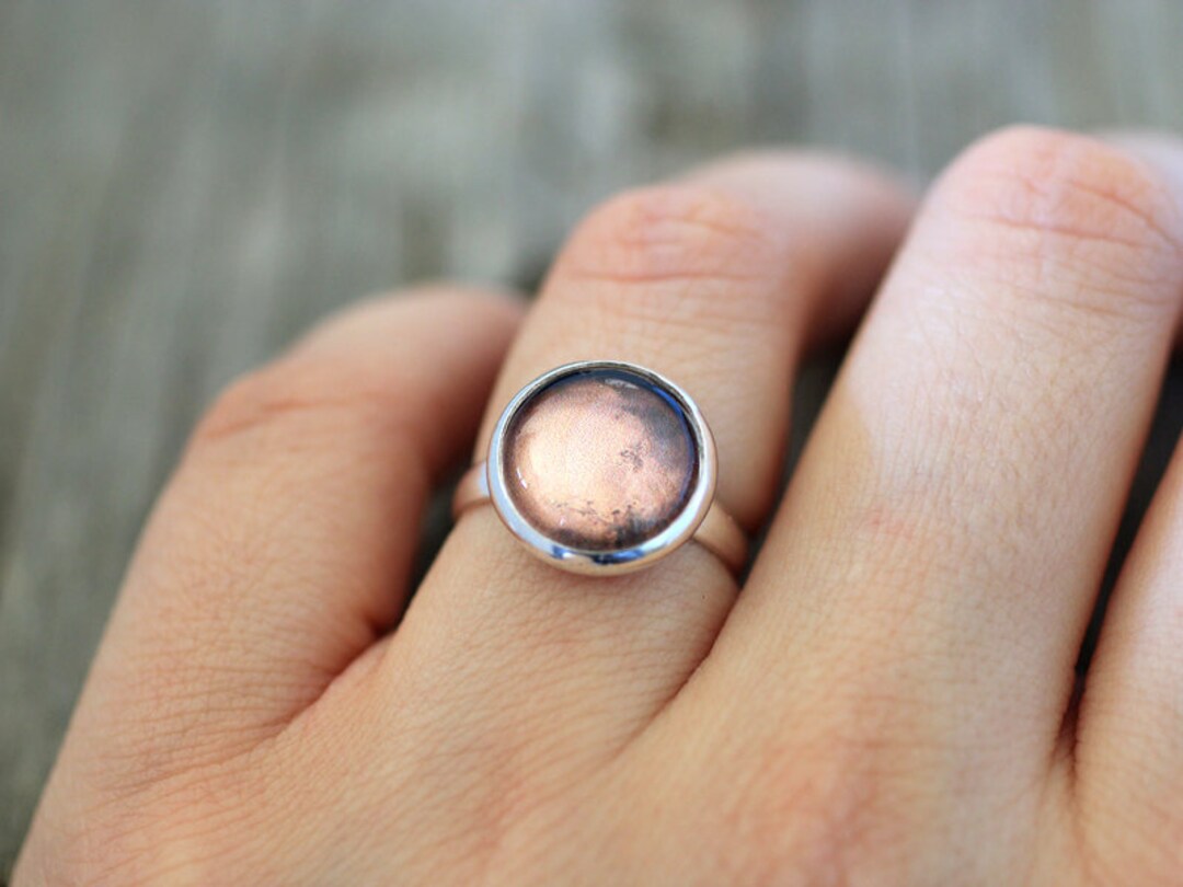 Mars, Mars Ring, Planet Mars, Mars Jewelry, Martian, Martian Ring, Red ...
