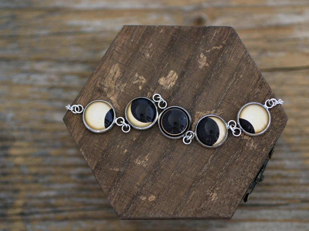 Solar Eclipse Bracelet, Solar Eclipse, Sun Eclipse, Sun Bracelet, Solar ...