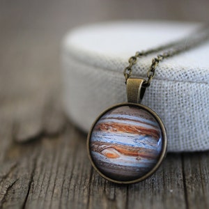 Planet Jupiter, Jupiter Necklace, Jupiter Pendant, Jupiter Jewelry ...