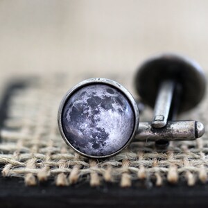 Full Moon Cufflinks, Moon Cufflinks, Moon Cuff Links, Science Cufflinks ...