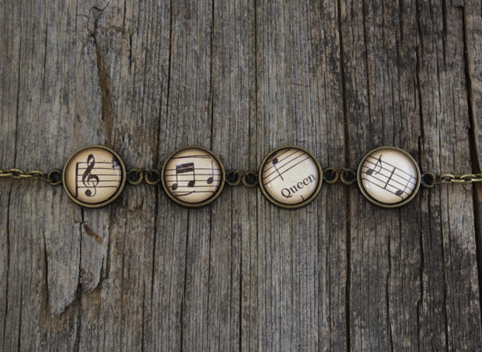 Music Bracelet Notes Bracelet Piano Bracelet Retro Music | Etsy