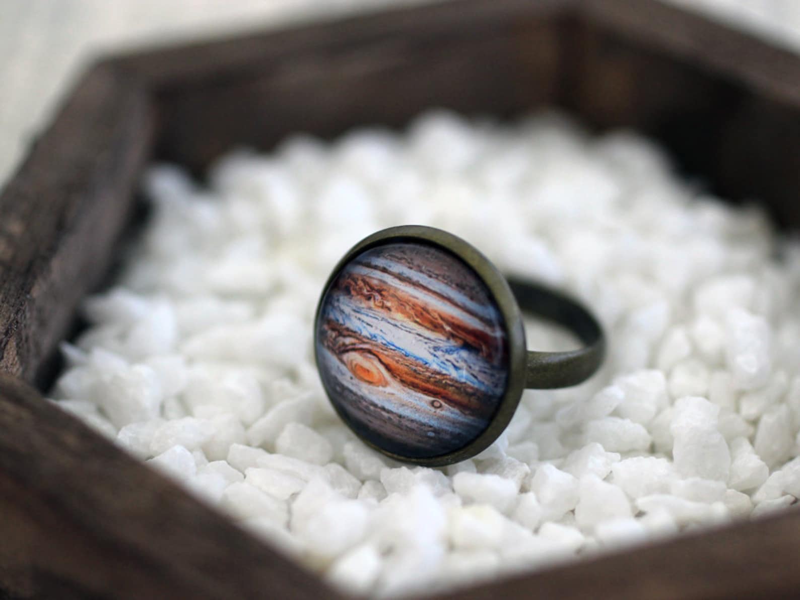 Jupiter Ring Jupiter Jupiter Jewelry Planet Ring Space - Etsy