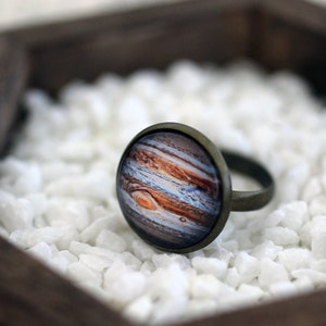 Jupiter Ring, Jupiter, Jupiter Jewelry, Planet Ring, Space Ring, Solar ...