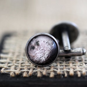 Moon Cufflinks, Moon Cuff Links, Moon Near and Far Side, Space ...