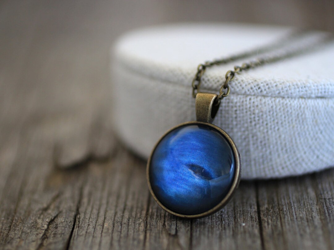 Planet Neptune, Neptune Necklace, Neptune Pendant, Neptune, Space ...