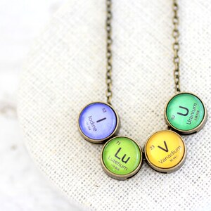 I Love You, I Love You Necklace, Periodic Table, I Lu V U, Periodic ...