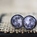 Full Moon Cufflinks, Moon Cufflinks, Moon Cuff Links, Science Cufflinks ...