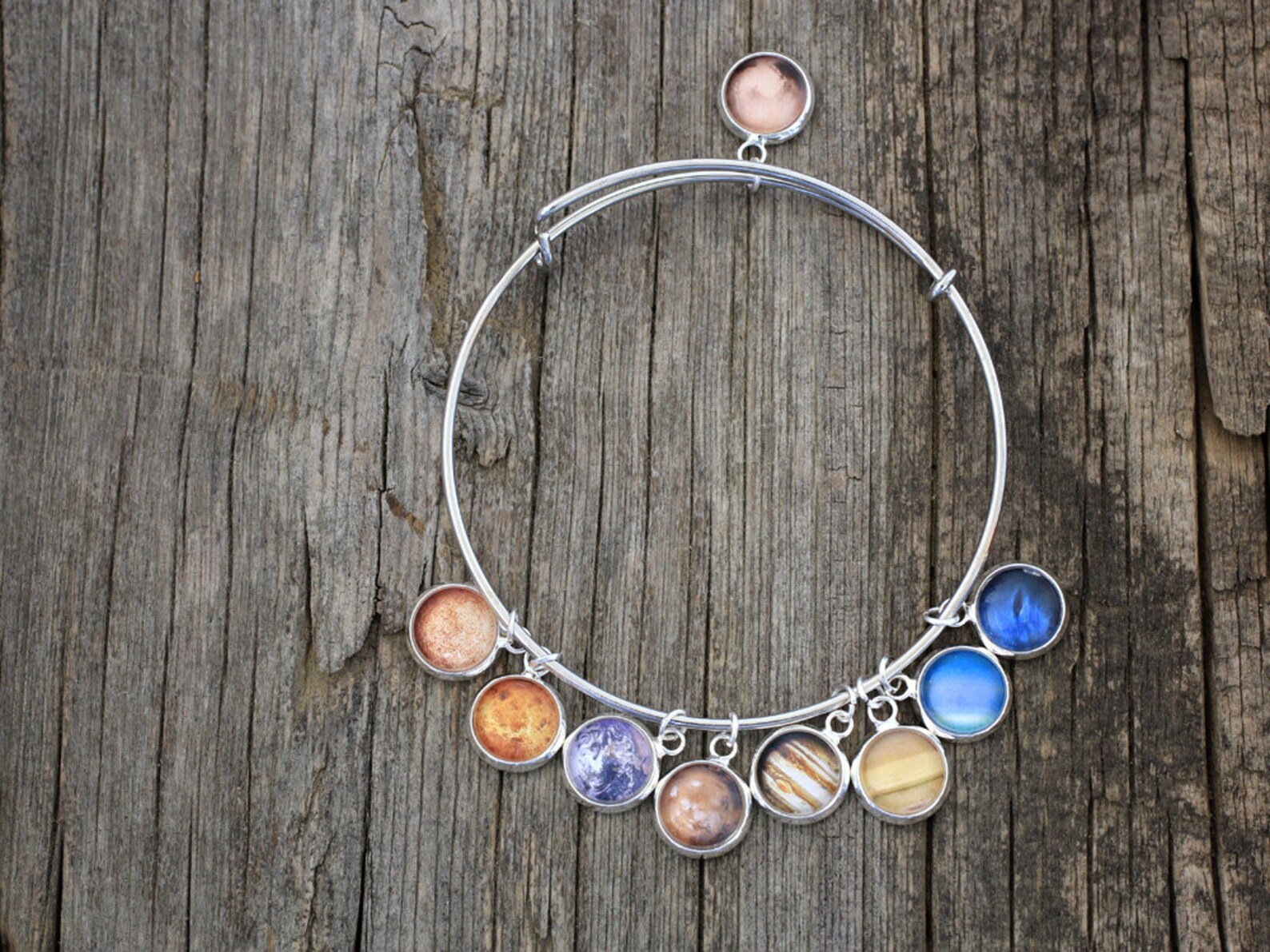 Planet Bracelet Space Bracelet Solar System Nine Planets 9 | Etsy