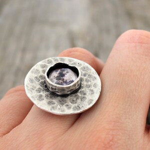 Moon Ring, Moon, Moon Jewelry, Full Moon Ring, Space Ring, Solar System ...