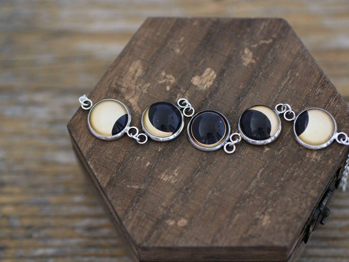 Solar Eclipse Bracelet, Solar Eclipse, Sun Eclipse, Sun Bracelet, Solar ...