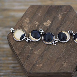 Solar Eclipse Bracelet, Solar Eclipse, Sun Eclipse, Sun Bracelet, Solar ...