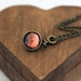 Mars Necklace, Mars Jewelry, Mars, Mars Pendant, Two Sided Mars ...