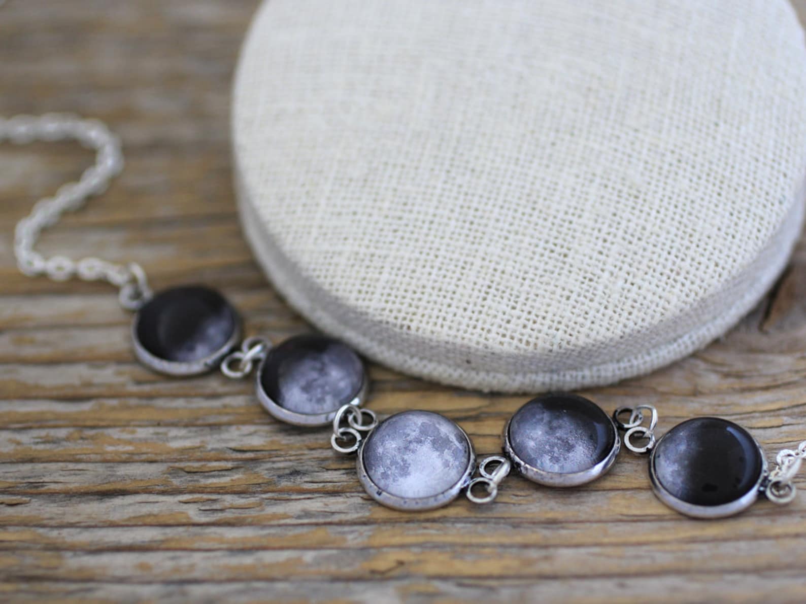 Moon Phases Necklace Moon Phases Phases of the Moon Moon - Etsy