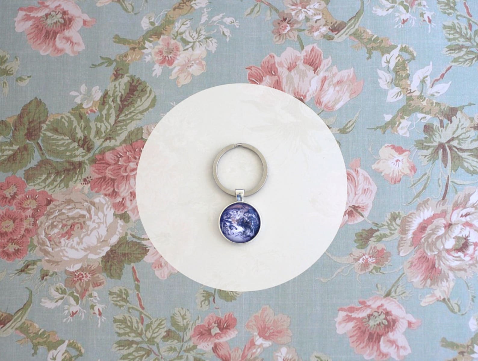 Earth, Earth Keychain, Planet Earth Key, Space Keychain, Space, Galaxy ...