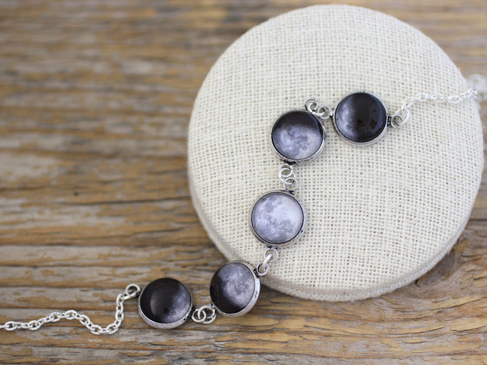 Moon Phases Necklace Moon Phases Phases of the Moon Moon - Etsy