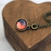 Mars Necklace, Mars Jewelry, Mars, Mars Pendant, Two Sided Mars ...