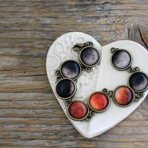Lunar Eclipse Bracelet, Lunar Eclipse, Moon Eclipse Bracelet, Moon ...