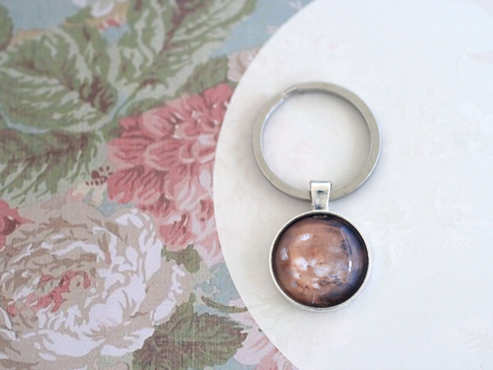 Mars Mars Keychain Planet Mars Space Keychain Space - Etsy