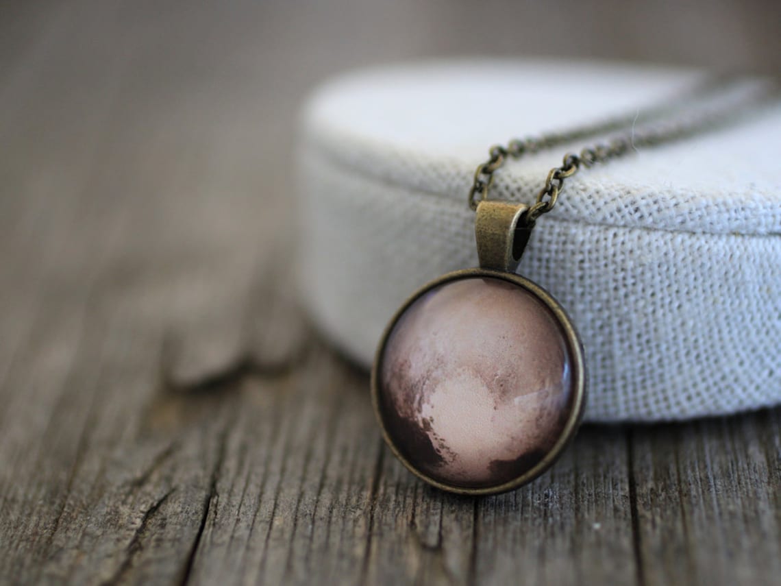 Planet Pluto Necklace Pluto Necklace Pluto Pluto New - Etsy