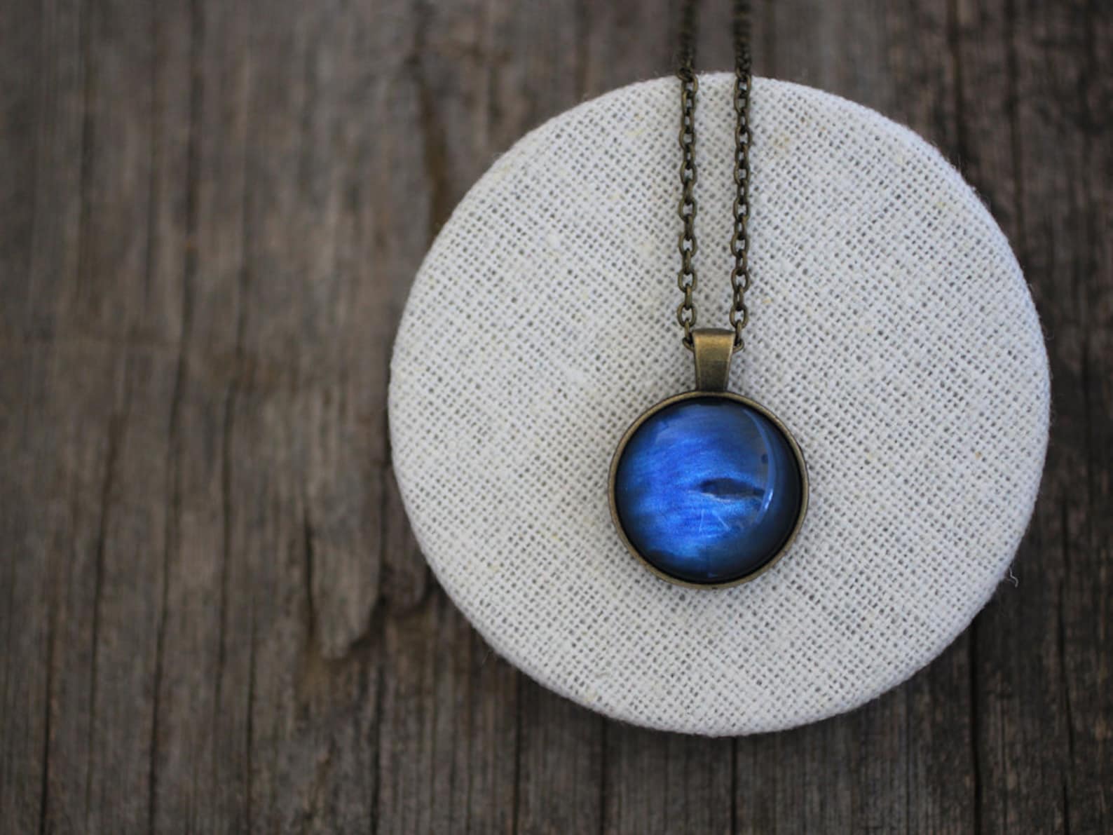 Planet Neptune Neptune Necklace Neptune Pendant Neptune | Etsy