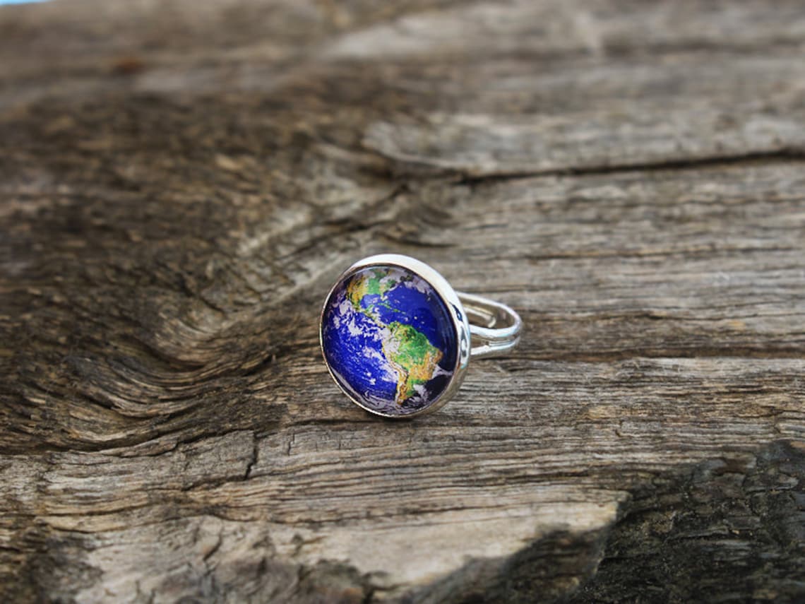Earth Ring Earth Planet Earth Ring Planet Ring Solar | Etsy