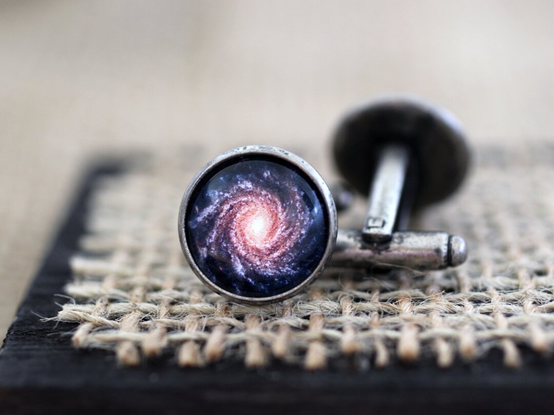 Milky Way Galaxy Cufflinks, Milky Way Cuff Links, Galaxy Cufflinks ...