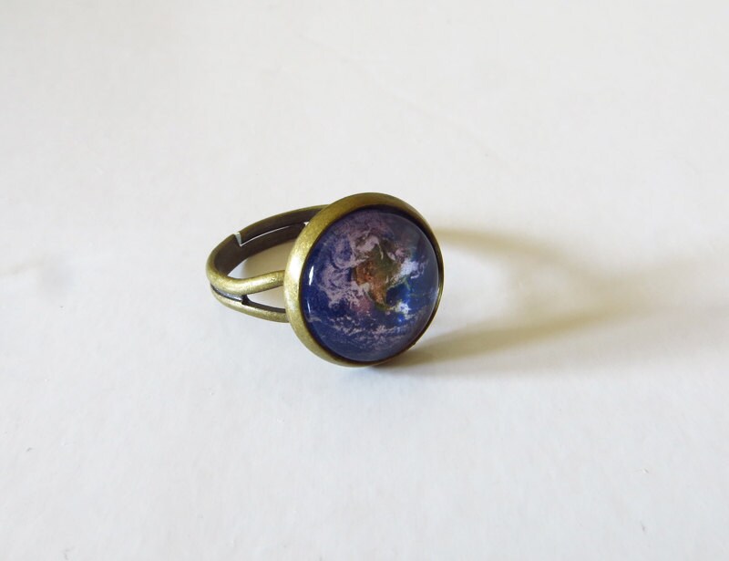 Earth Ring Earth Planet Ring Solar System Ring World Ring | Etsy