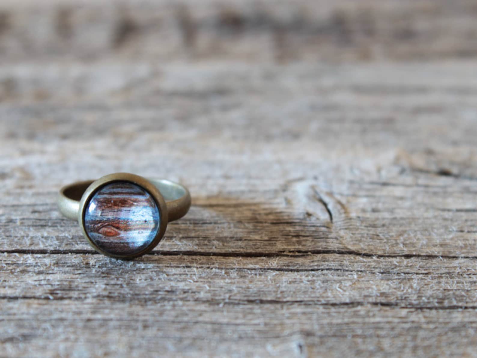Jupiter Jupiter Jewelry Jupiter Ring Space Planet Ring | Etsy