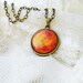 Mars Necklace, Mars, Solar System Necklace, Planet Necklace, the Red ...