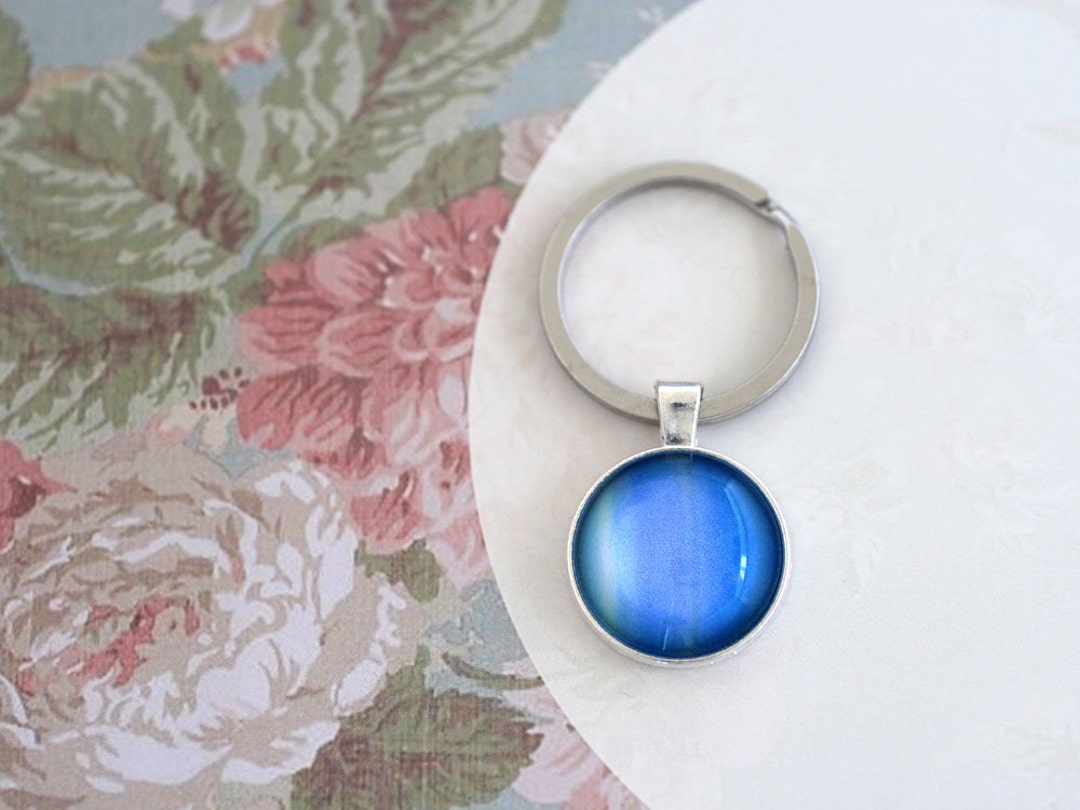 Uranus, Uranus Keychain, Planet Uranus, Space Keychain, Space, Galaxy ...