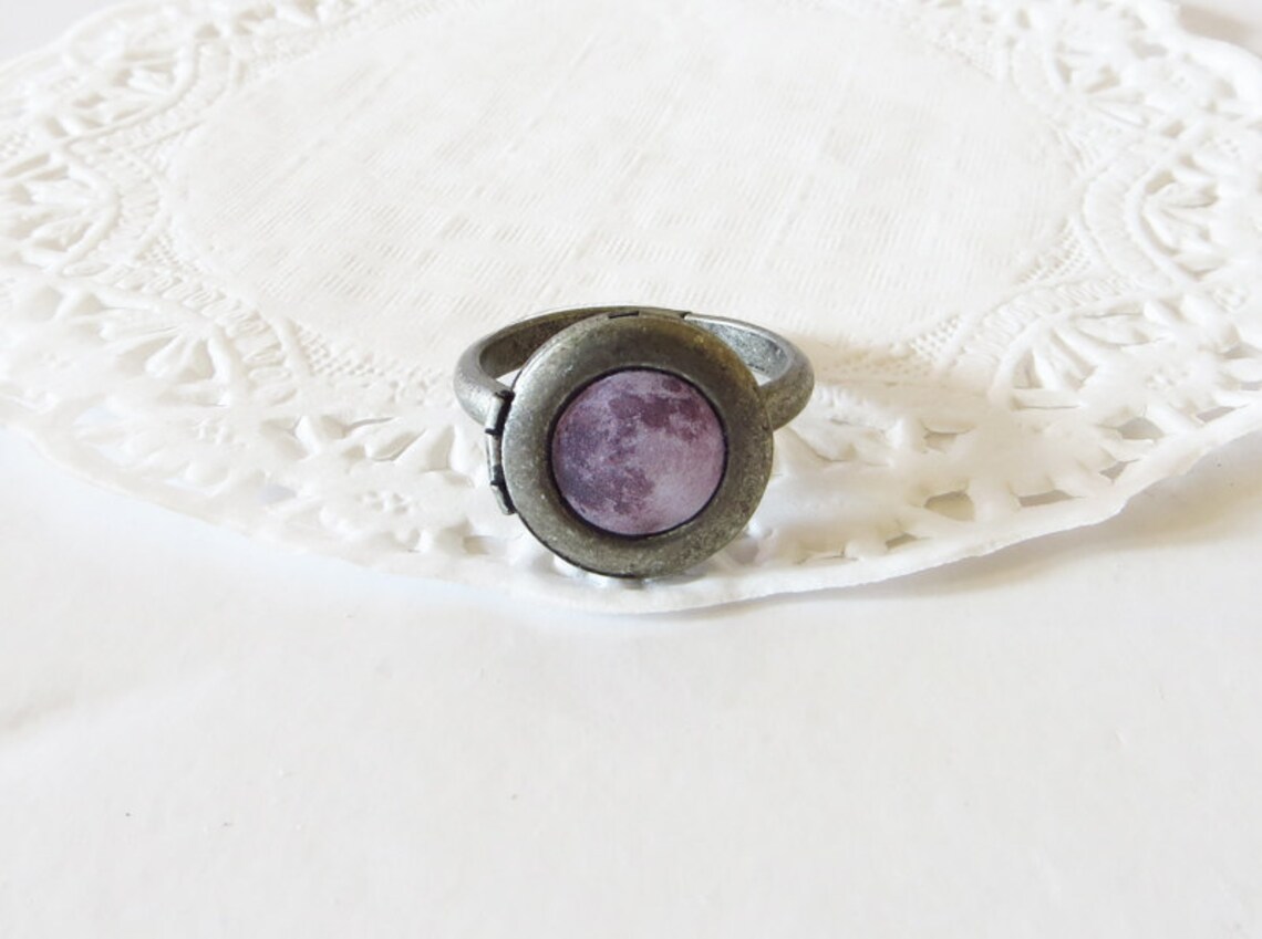 Moon Ring, Full Moon Ring, Moon, Moon Phases Ring, Lunar Phases, Solar ...
