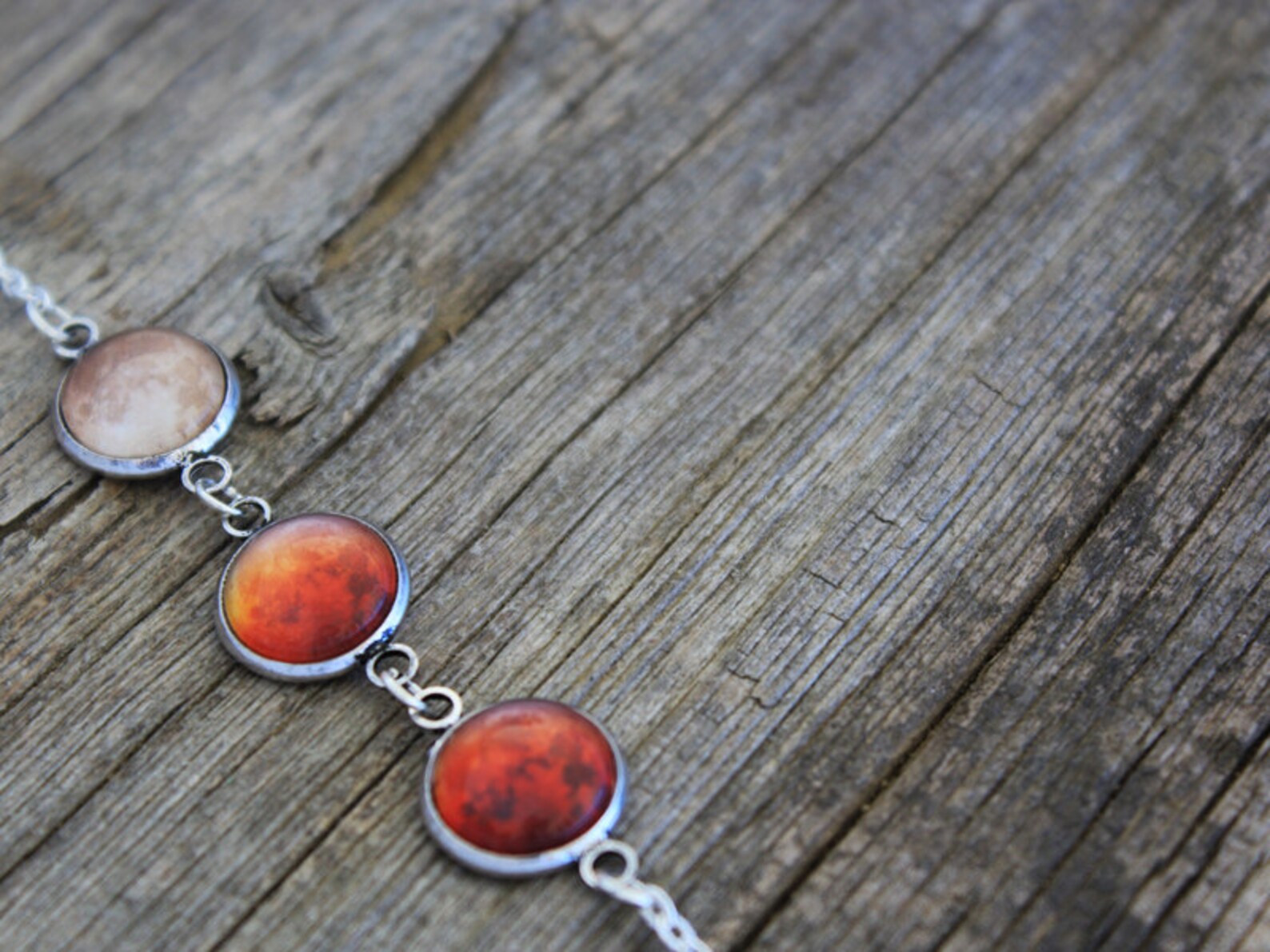 Lunar Eclipse Bracelet Lunar Eclipse Moon Eclipse Moon - Etsy