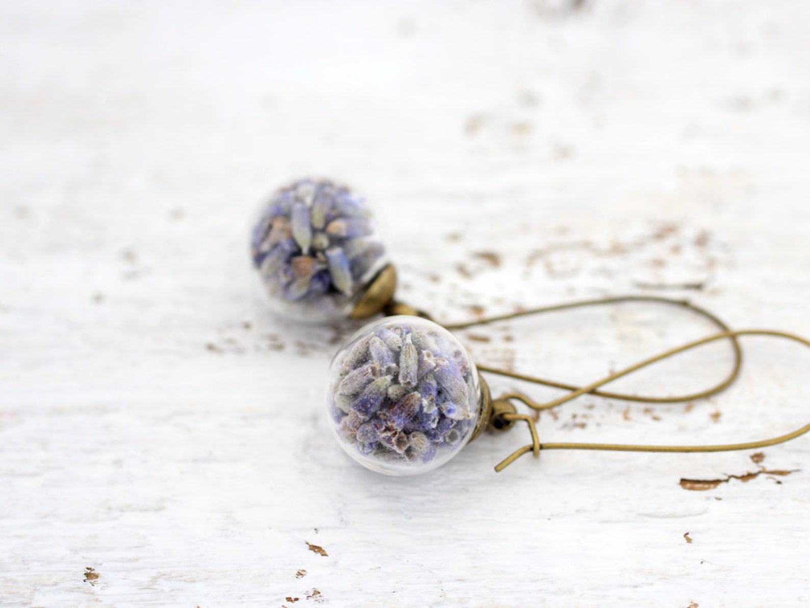 Lavender Earrings, Lavender Drop Earrings, Lavender Jewelry, Purple ...
