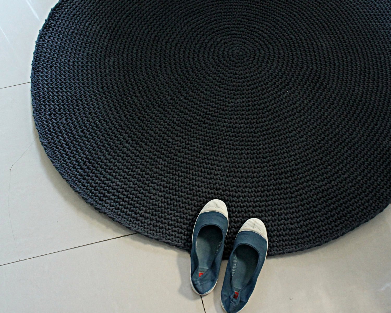 Round Neutral Rug Crochet Décor Neutral Rug Round Crochet - Etsy