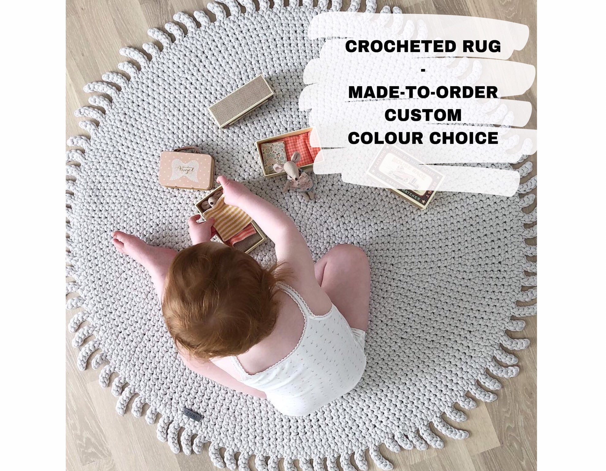 Round Nursery Rug Neutral Nursery Décor Neutral Rug Round | Etsy