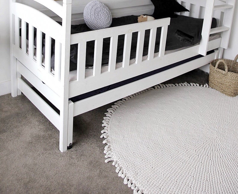 Round Nursery Rug Neutral Nursery Décor Neutral Rug Round - Etsy