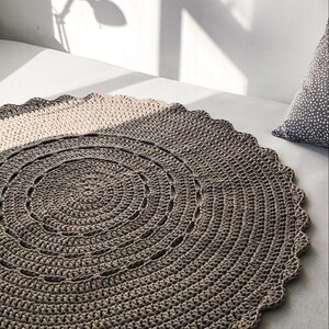Round Nursery Rug Neutral Nursery Décor Neutral Rug Round - Etsy