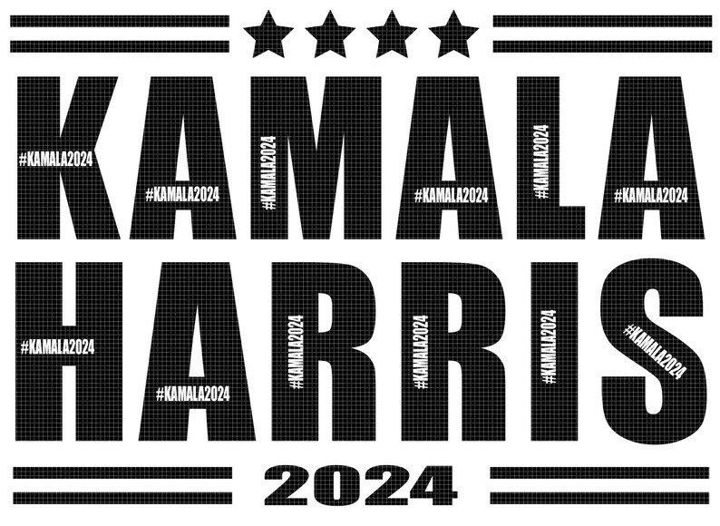 Kamala Harris 2024 Campaign SVG: Unity, Progress, and Hope for T-shirts ...