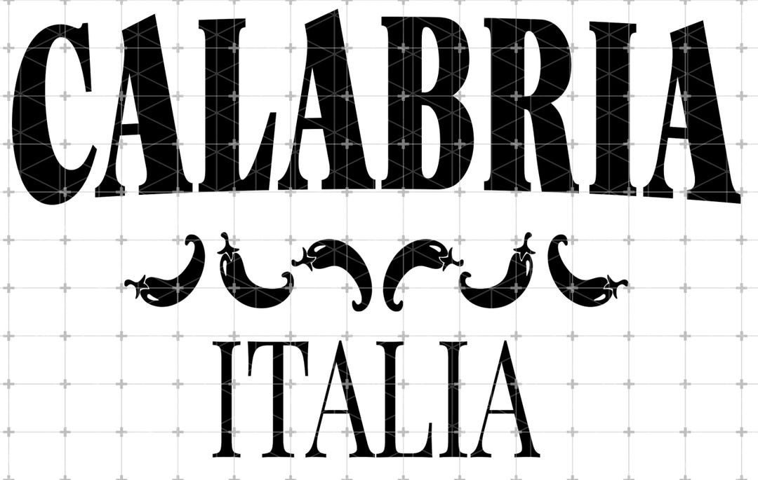 Calabria Italia SVG and PNG Files – Chili Peppers – Southern Italian ...