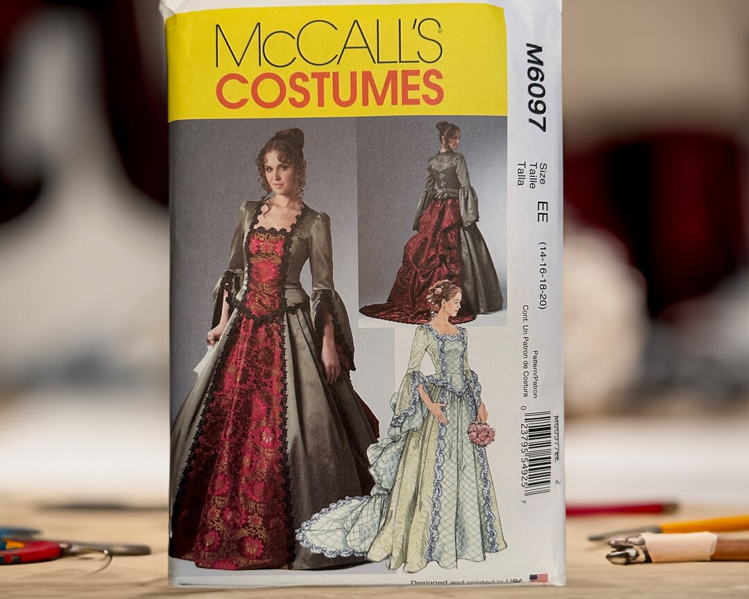 RARE Uncut F/F 2010 Mccall's Costumes' Sewing Pattern M6097 Misses ...