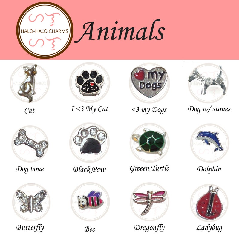 Origami Owl Charms - Etsy