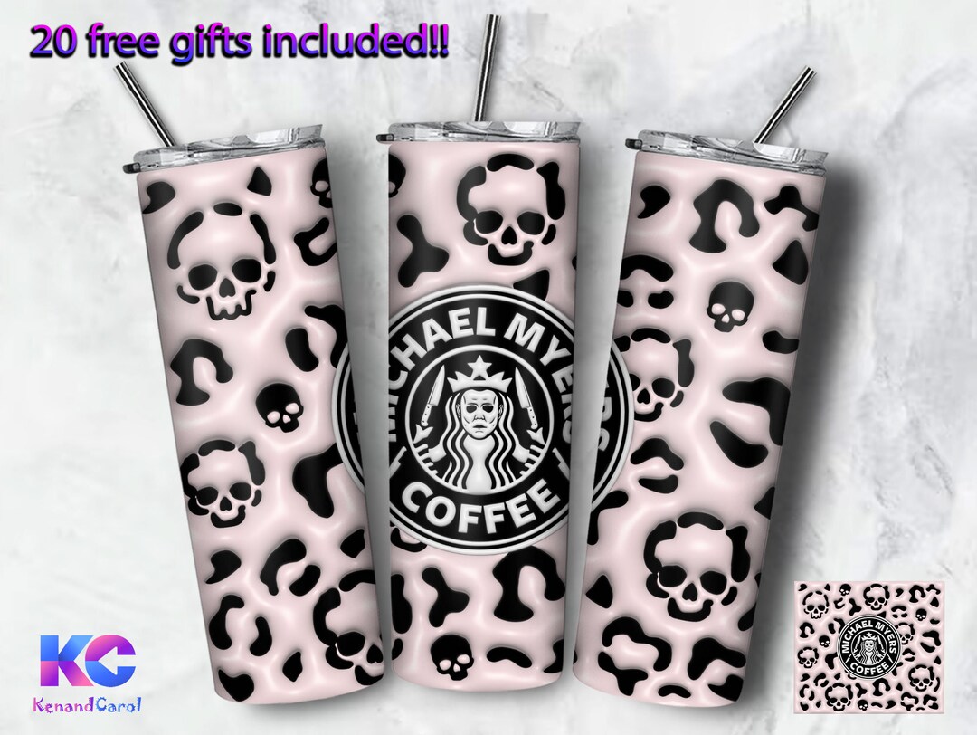 3D Inflatable Puff Design Horror Halloween Leopard 20 Oz - Etsy