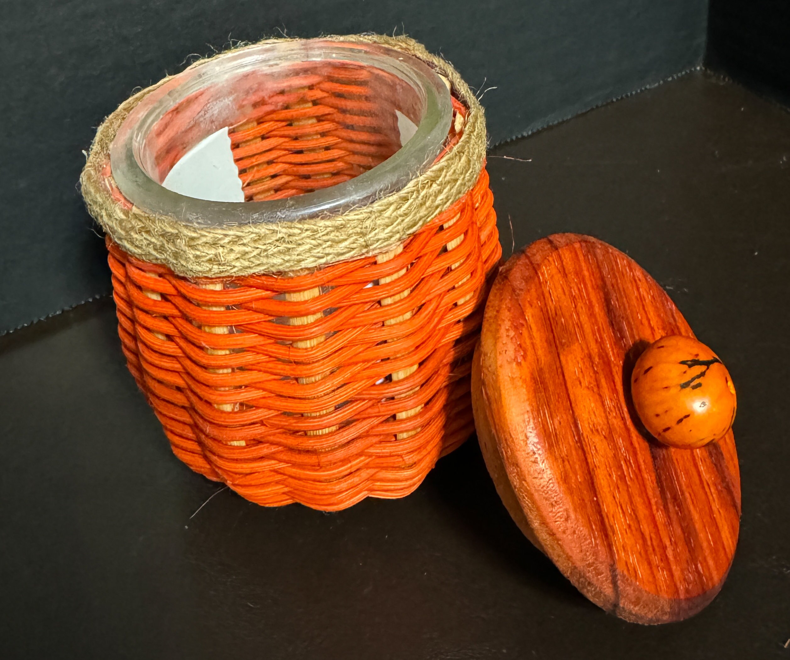 Woven Oui Jar - Etsy