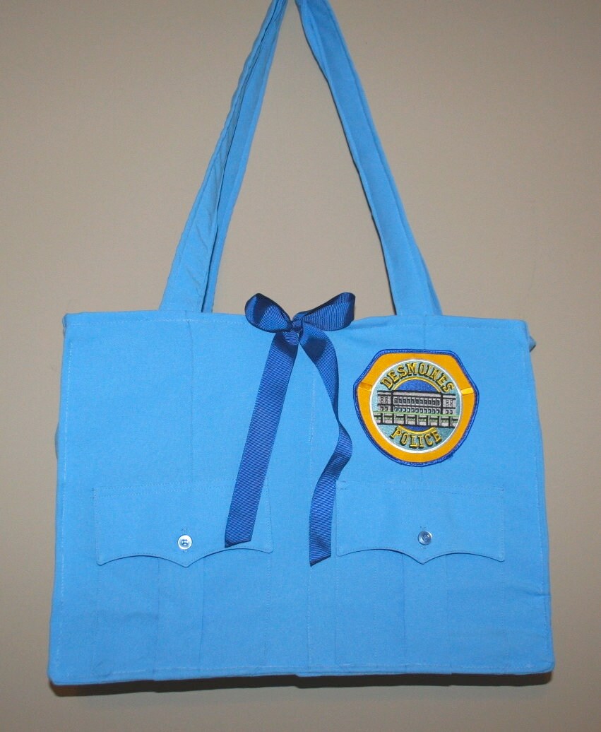 Police Uniform Purse Pattern PDF Download Officer Tote Bag Pattern ...